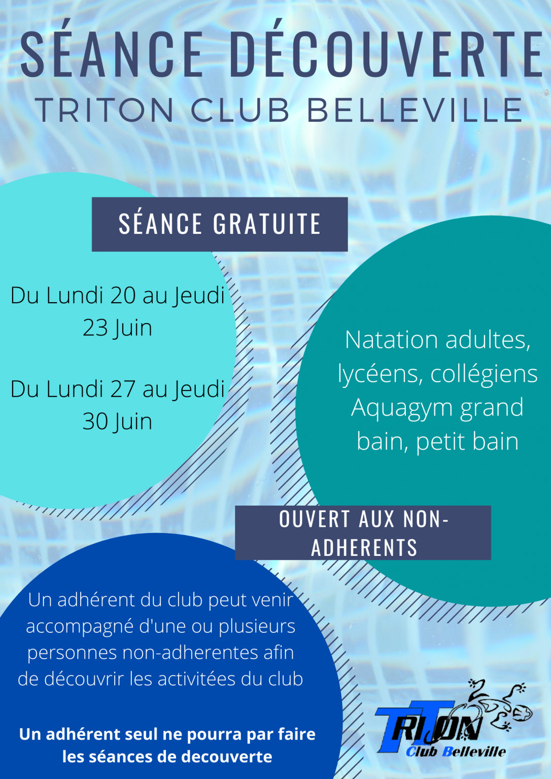 Triton Club Belleville - Club de natation à Belleville sur Saône (69).